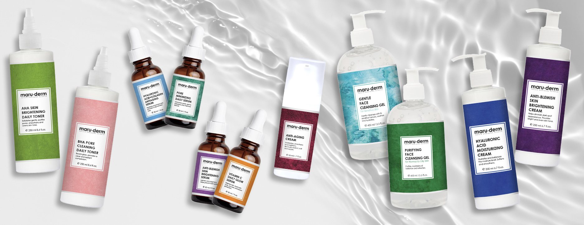 Maruderm Cosmetics - Skin Care Products